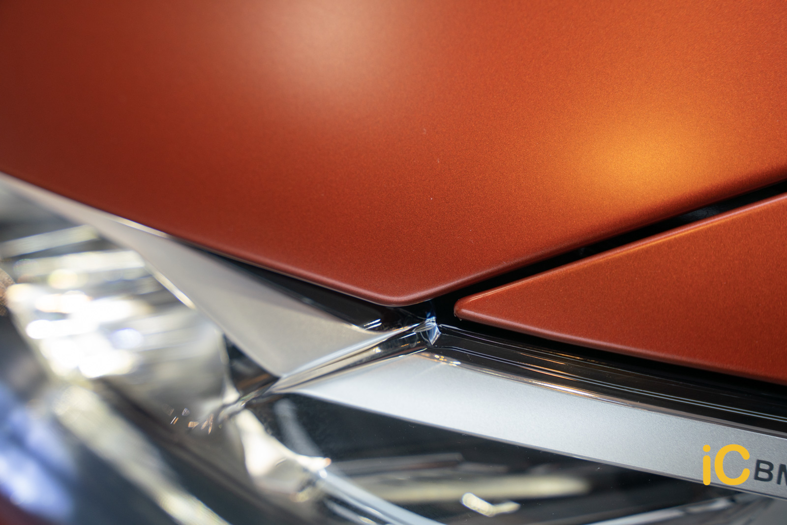 BMW i4 Sunset Orange (啞面PPF) - PPF 車漆保護膜 - IC Detail