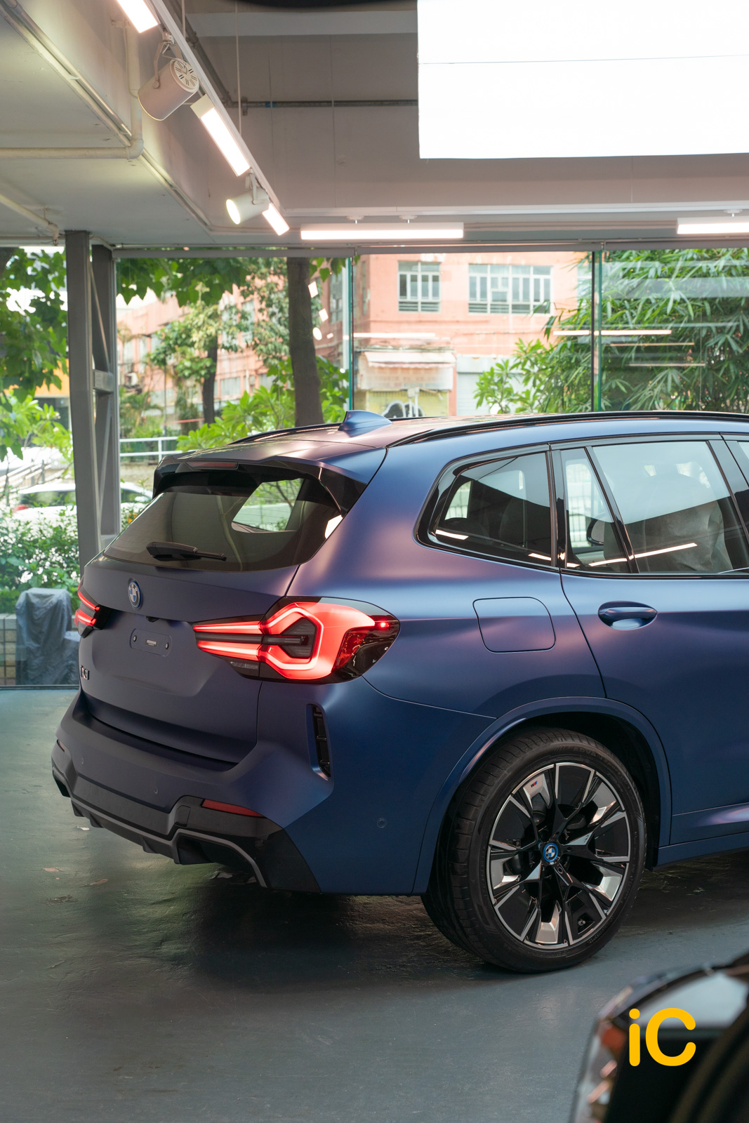 BMW iX3 Phytonic Blue (啞面PPF) - PPF 車漆保護膜 - IC Detail
