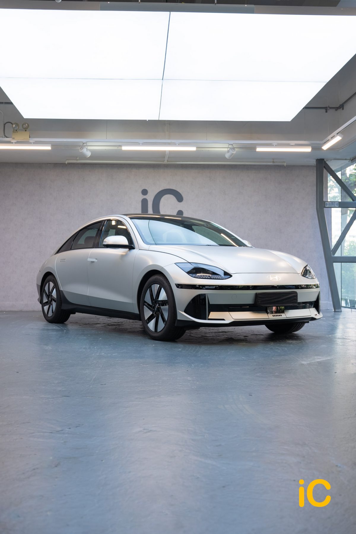 Hyundai IONIQ 6 Gravity Gold Matte (原廠啞光車漆) - PPF 車漆保護膜 - IC Detail