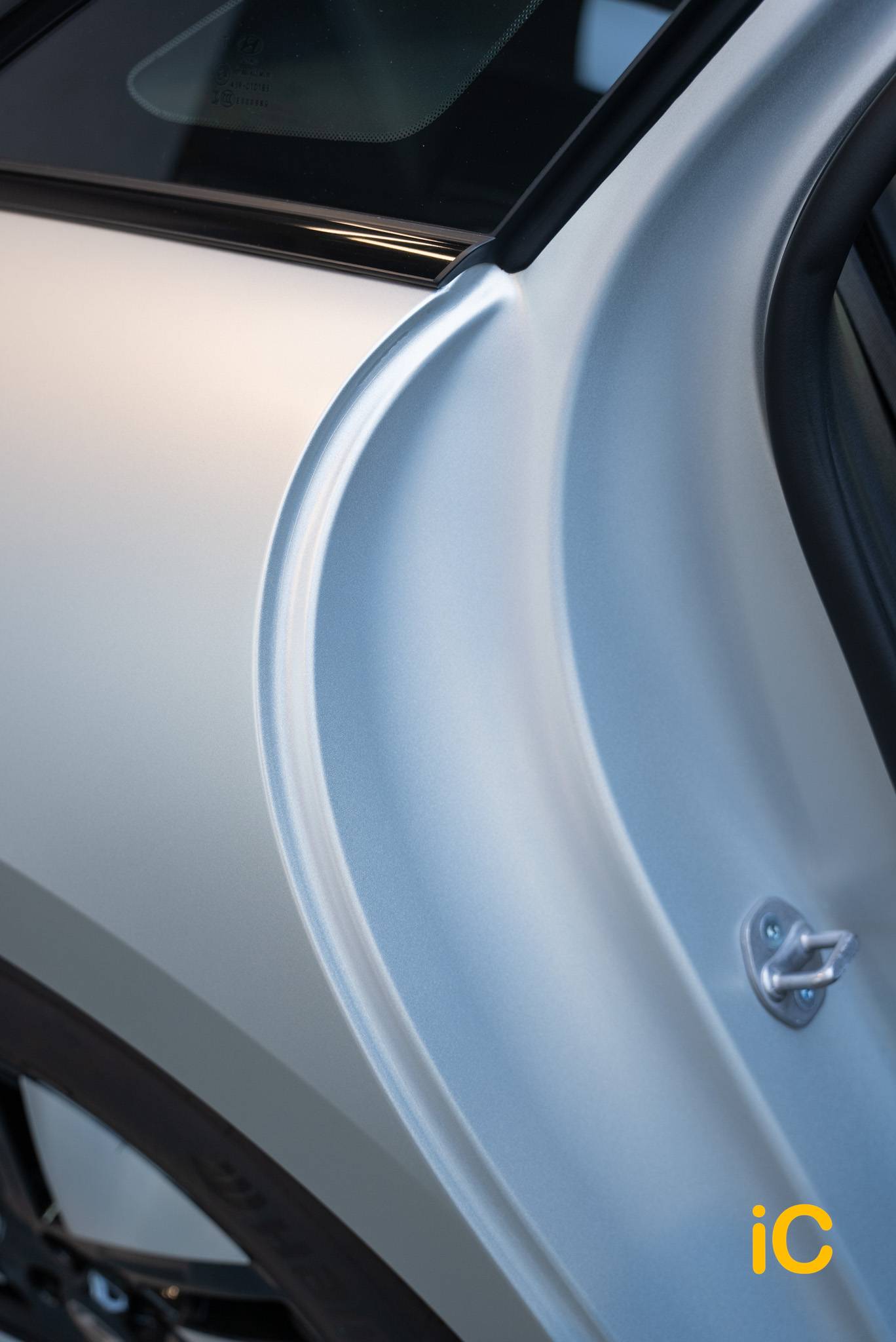 Hyundai IONIQ 6 Gravity Gold Matte (原廠啞光車漆) - PPF 車漆保護膜 - IC Detail