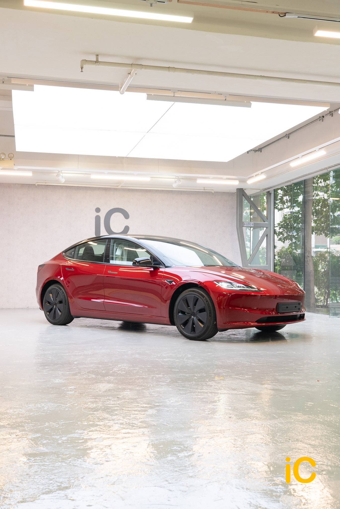 Tesla Model 3 Highland (Ultra Red x 2-Tone PPF) - PPF 車漆保護膜 - IC Detail