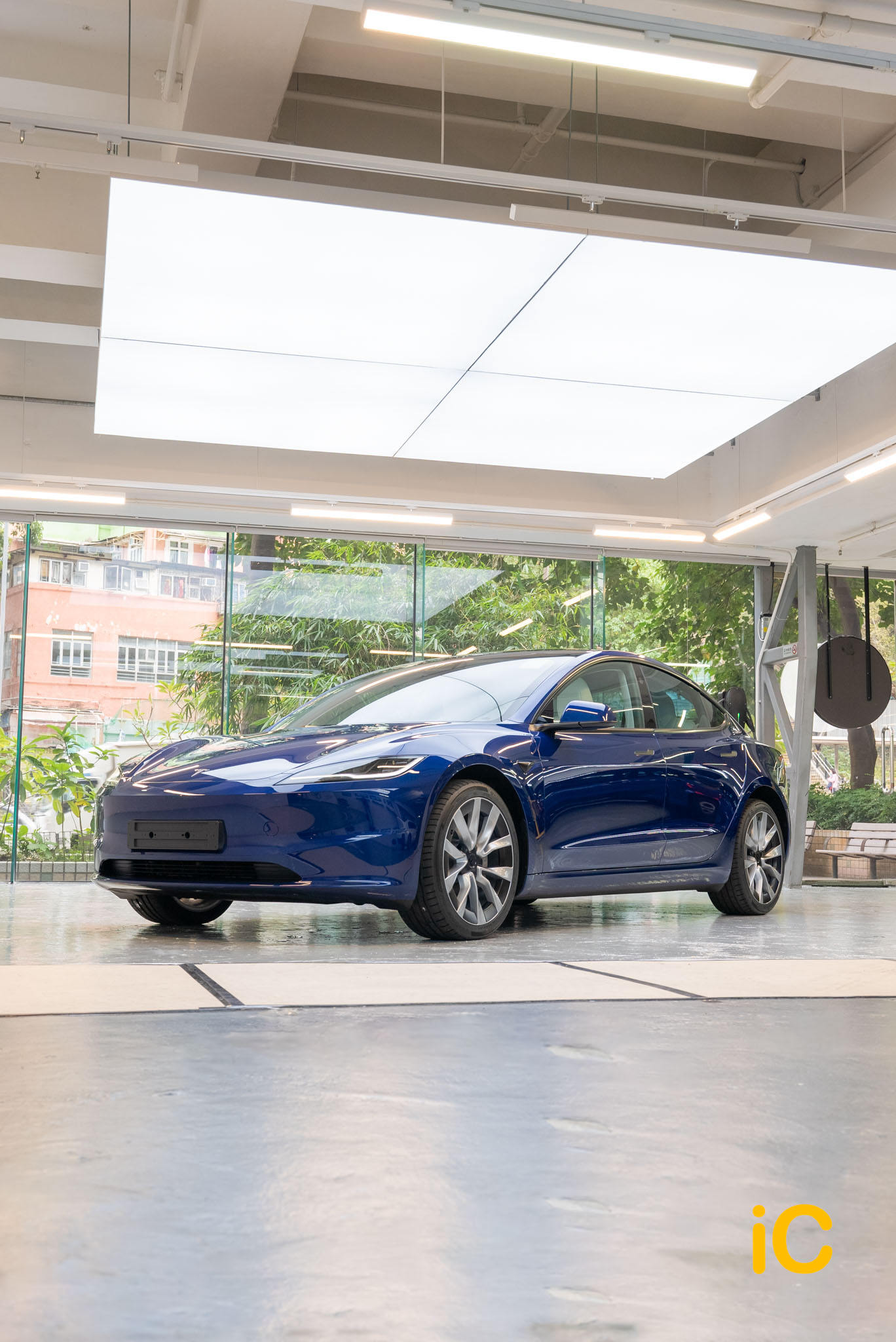 Tesla Model 3 Highland (Deep Blue Metallic) - PPF 車漆保護膜 - IC Detail