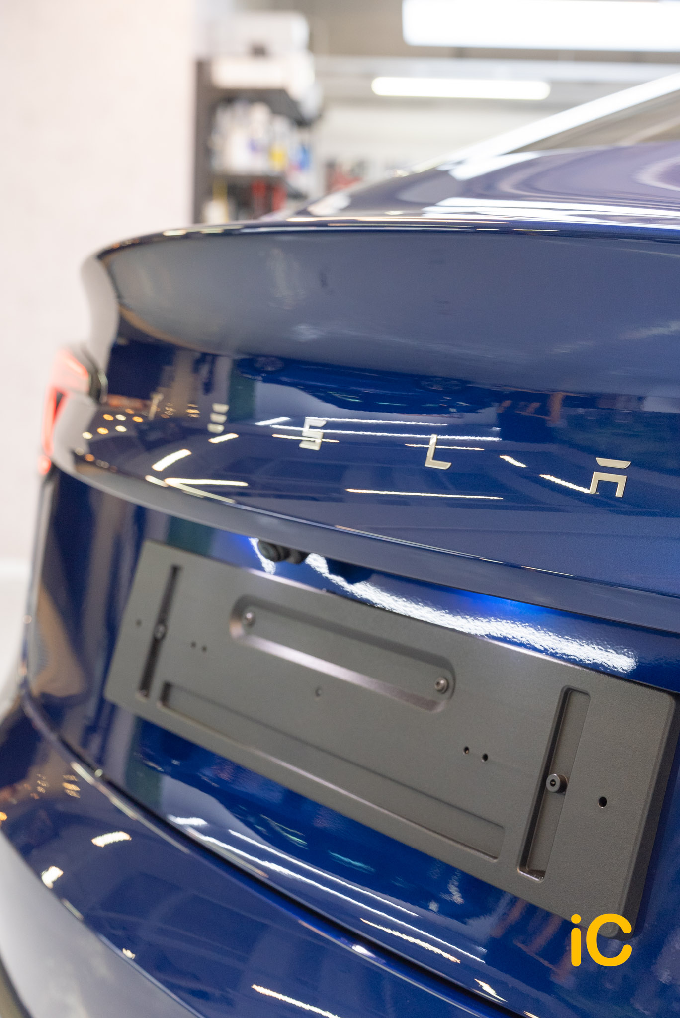 Tesla Model 3 Highland (Deep Blue Metallic) - PPF 車漆保護膜 - IC Detail