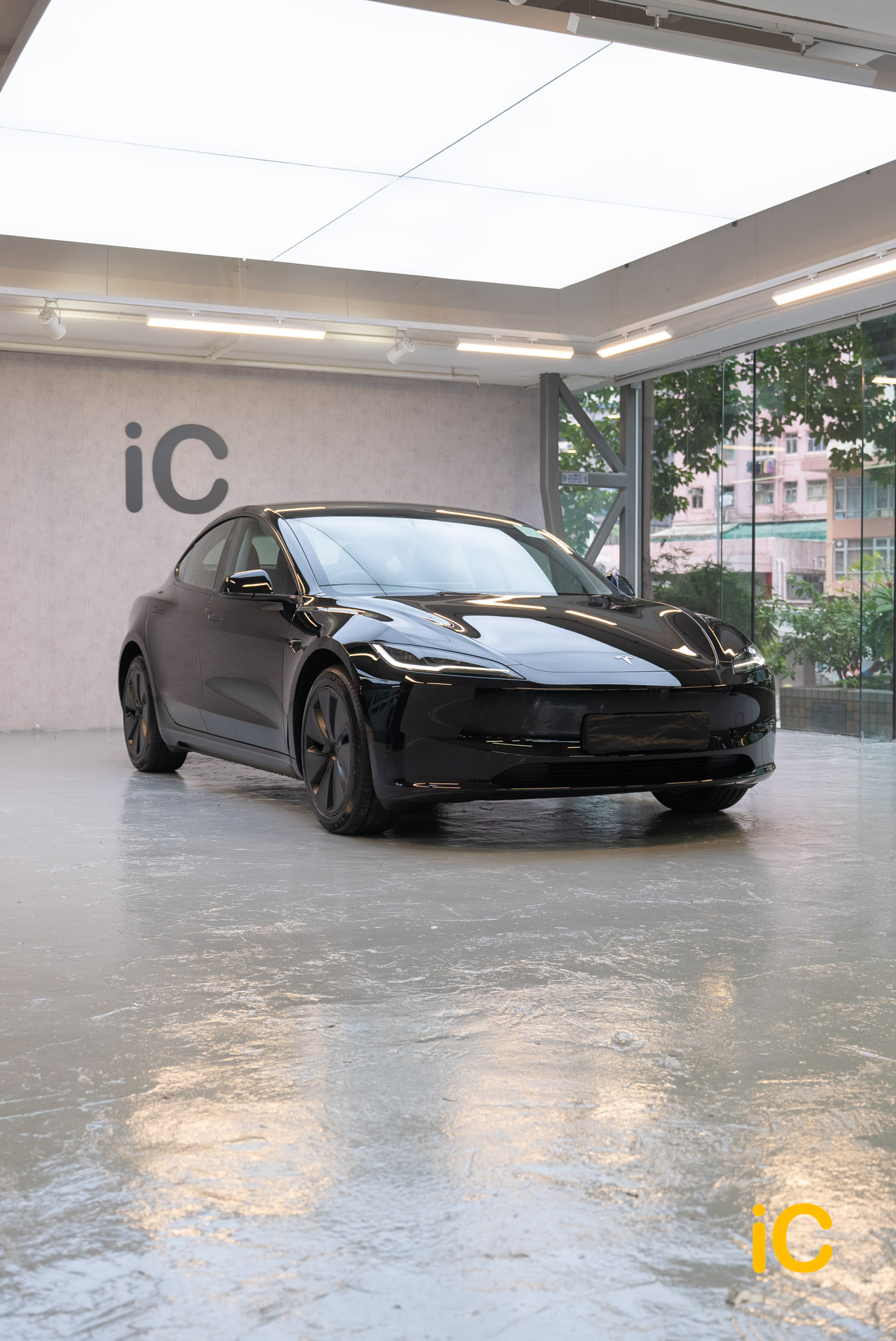 Tesla Model 3 Highland (Solid Black) - PPF 車漆保護膜 - IC Detail