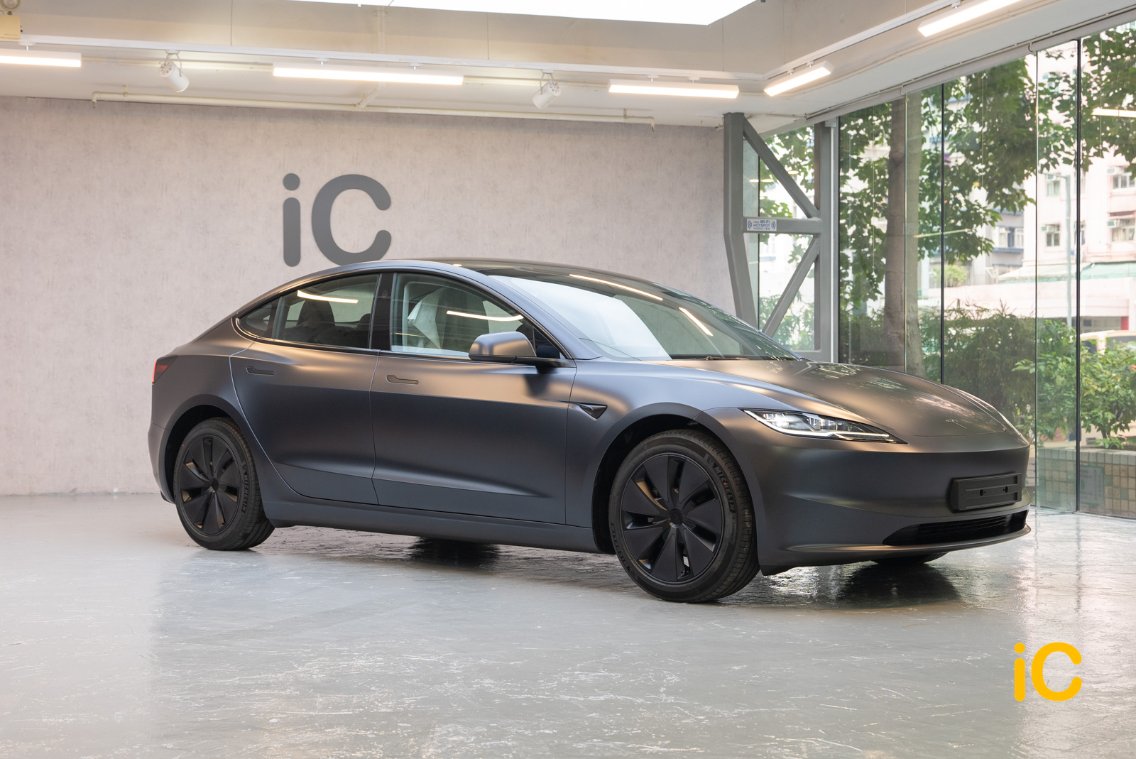 Tesla Model 3 Highland (Stealth Grey) (啞面PPF) - PPF 車漆保護膜 - IC Detail