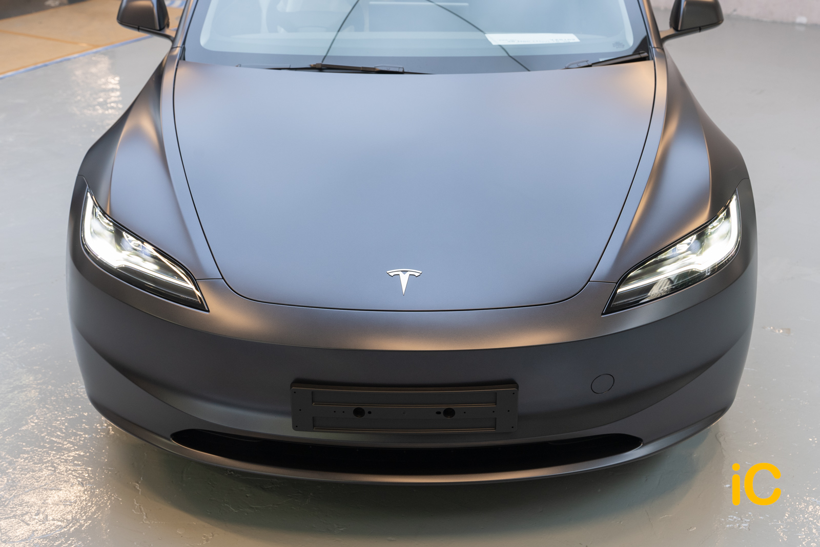 Tesla Model 3 Highland (Stealth Grey) (啞面PPF) - PPF 車漆保護膜 - IC Detail