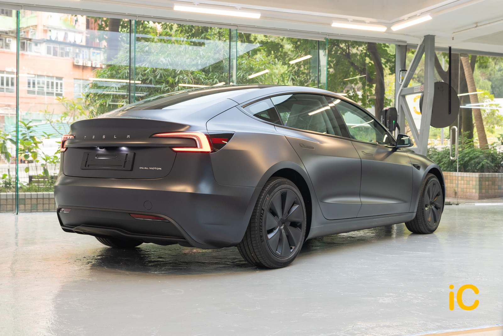 Tesla Model 3 Highland (Stealth Grey) (啞面PPF) - PPF 車漆保護膜 - IC Detail