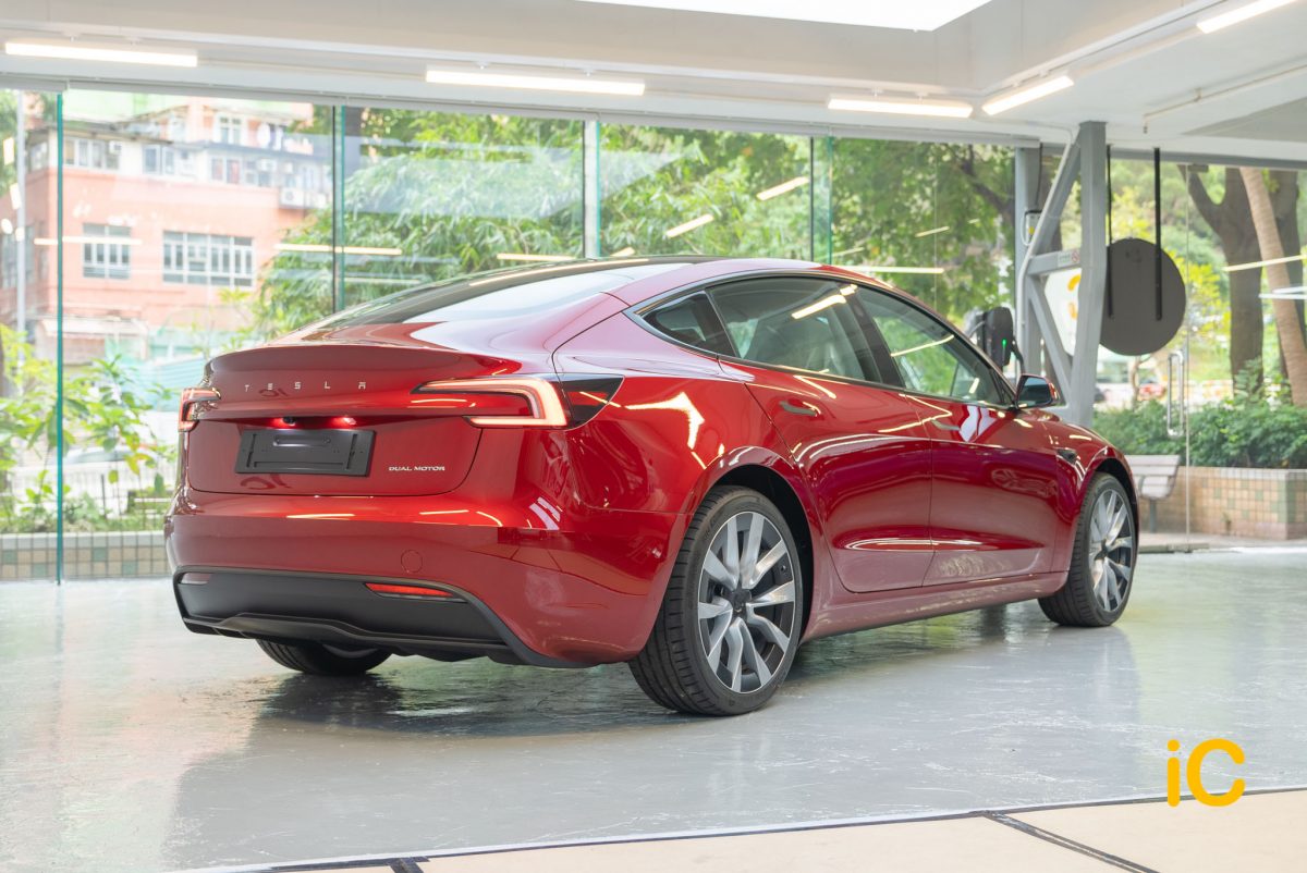 Tesla Model 3 Highland (Ultra Red) - PPF 車漆保護膜 - IC Detail