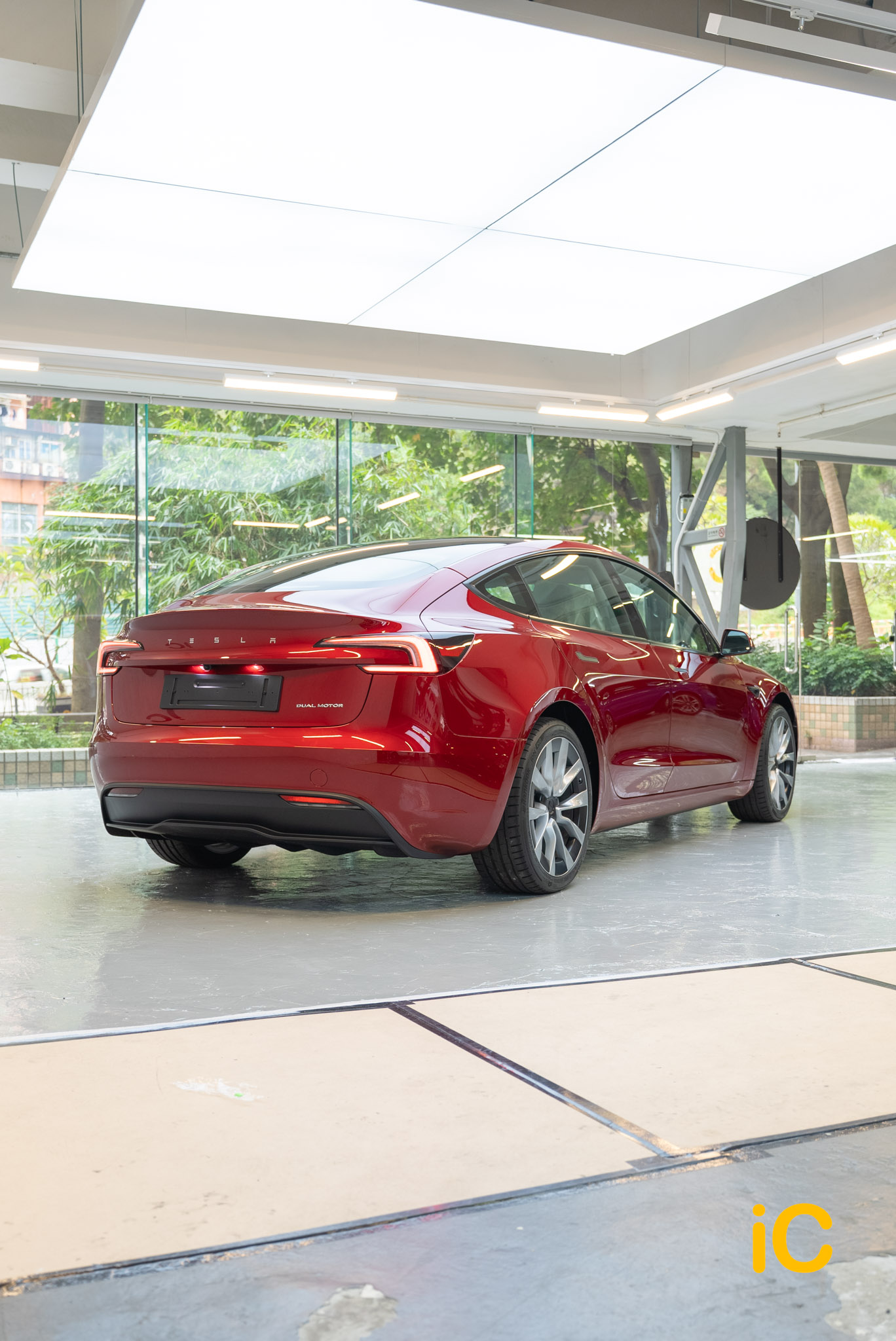 Tesla Model 3 Highland (Ultra Red) - PPF 車漆保護膜 - IC Detail