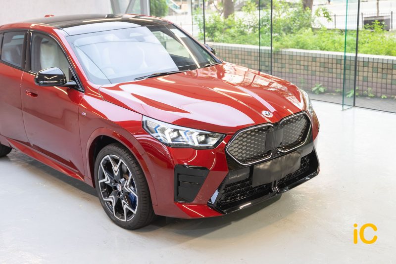BMW iX2 (Fire Red) - PPF 車漆保護膜 - IC Detail