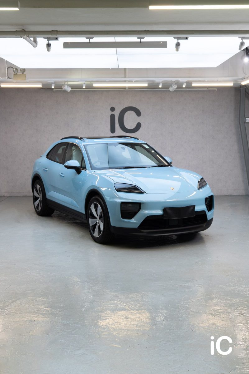 Porsche Macan EV (Frozenblue Metallic) - PPF 車漆保護膜 - IC Detail