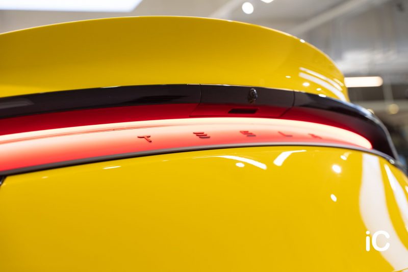 Tesla Model Y Juniper (Signal Yellow) - PPF 車漆保護膜 - IC Detail