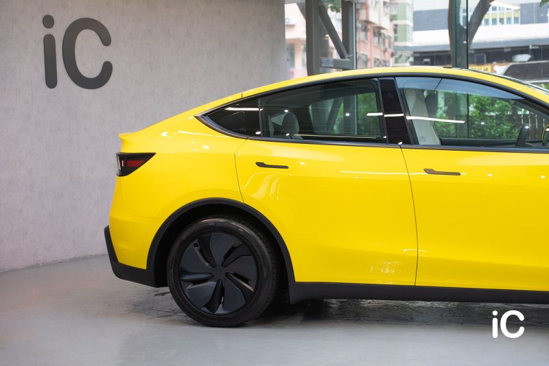 Tesla Model Y Juniper (Signal Yellow) - PPF 車漆保護膜 - IC Detail