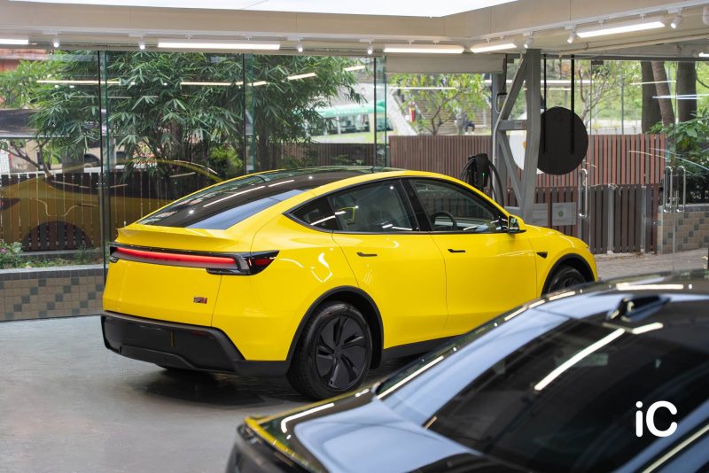 Tesla Model Y Juniper (Signal Yellow) - PPF 車漆保護膜 - IC Detail